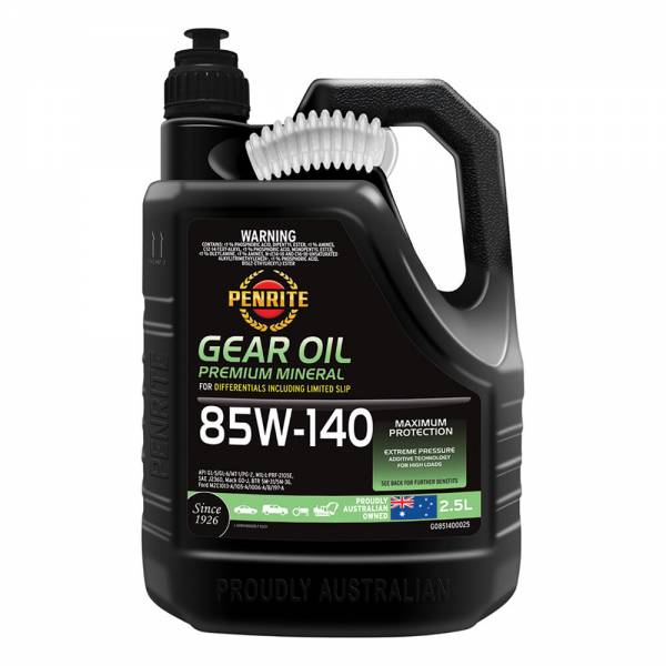 Penrite Gear Oil 85W-140 Mineral 2.5L LSD | Products - K & L Distributors